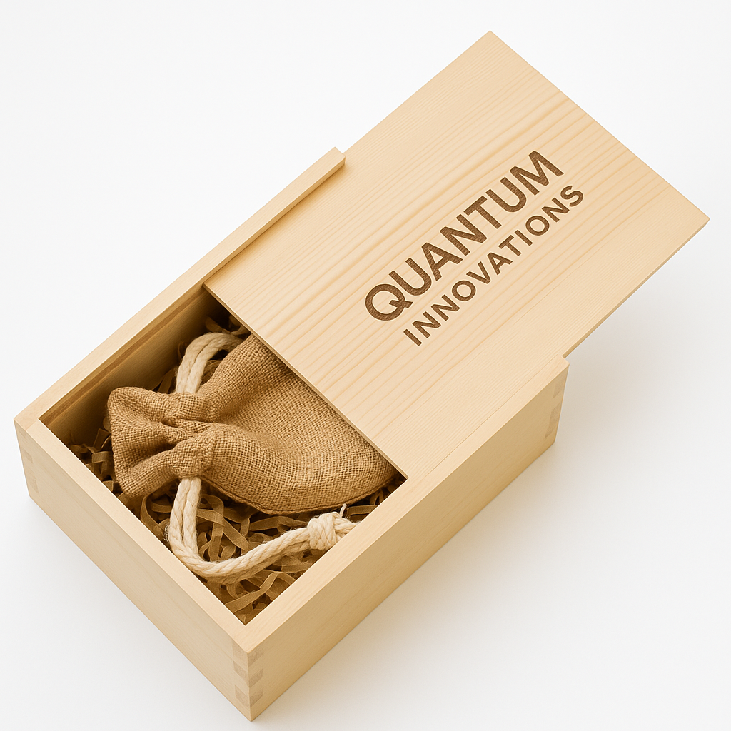 Wooden USB Stick with Gift Box – Custom Flash Drives – Rooted in Thanks